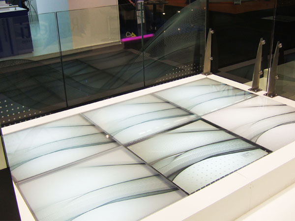 Dalle de verre sur-mesure